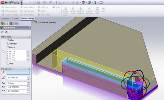 Whip Your Model Using SolidWorks Direct Editing and Move Face - SolidSmack