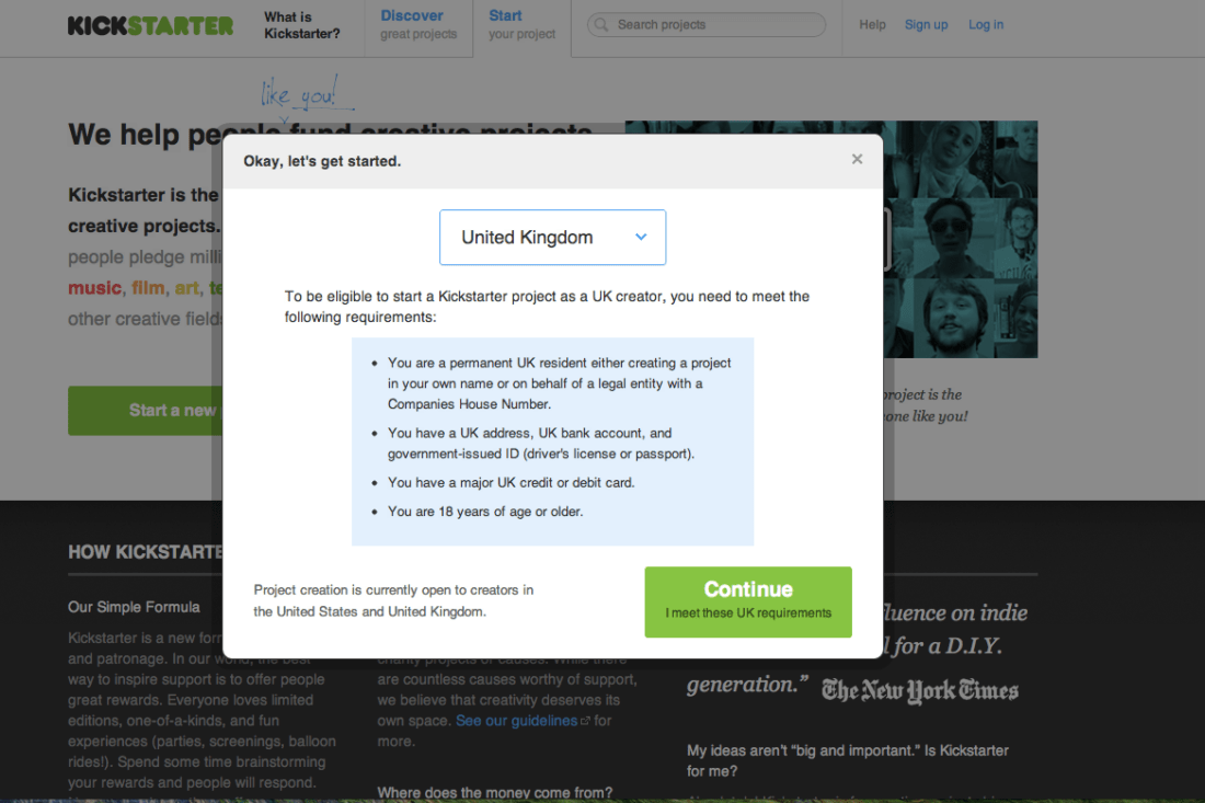 Kickstarter Officially Launches in the United Kingdom Today - SolidSmack
