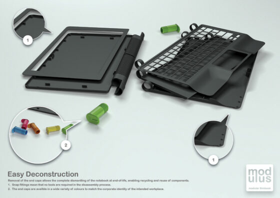 The Modulus: A Sustainable, Modular, Thin Client Notebook - SolidSmack