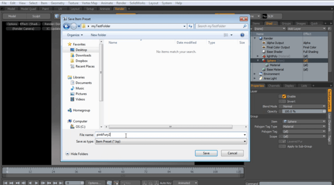 Quick Tip: Create a Custom Material Preset Library in modo - SolidSmack