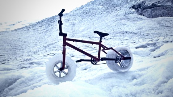 ‘Ice Bike’ Features Wheels Made of Ice for Navigating Glaciers on Two ...