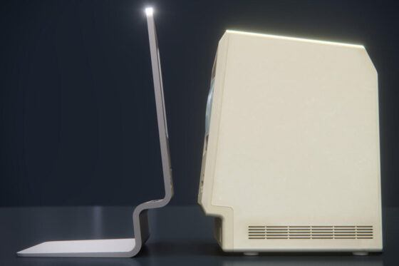 The Original 1984 Macintosh Meets 2014's Macbook Air in Hybrid Design ...