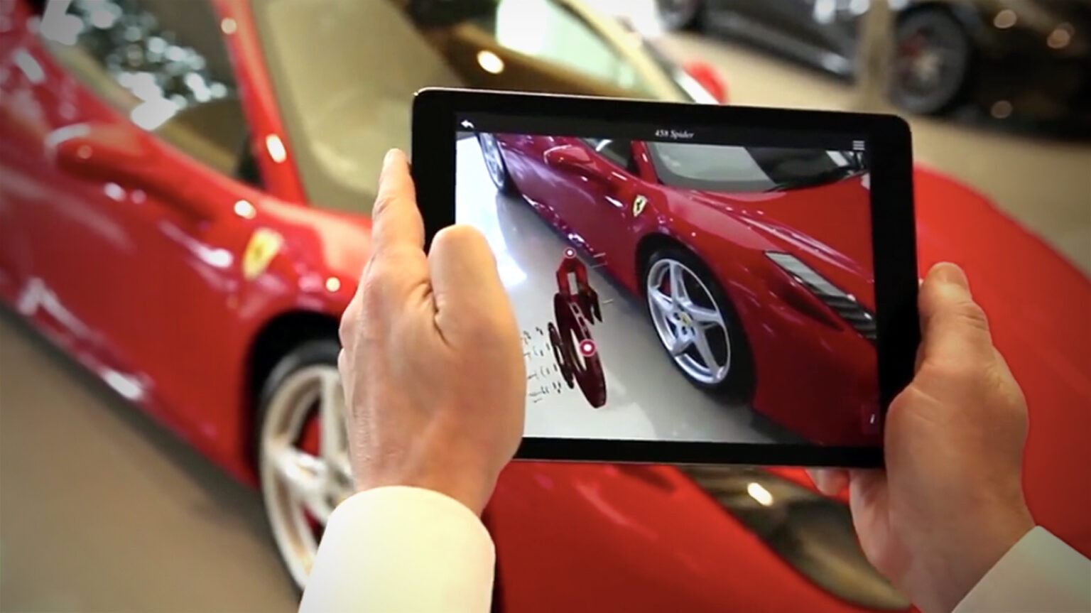 Ferrari's New Augmented Reality App Offers Real-Time Exploded Views of ...