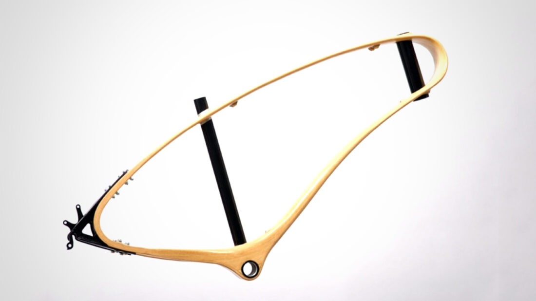 Unibody Wooden Bike Frame Uses Natural Wood Properties for Shock ...