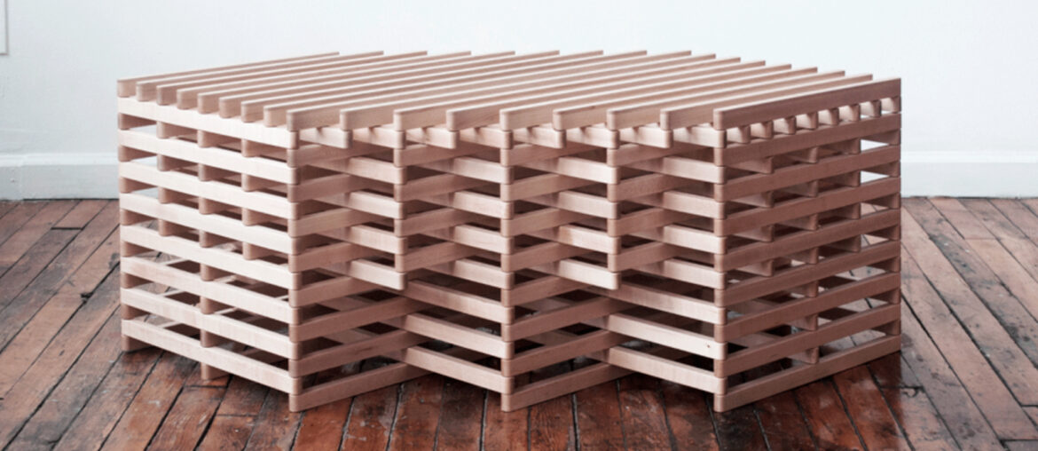 This Kinetic Oak Coffee Table Design Is Based on the Mechanics of a ...