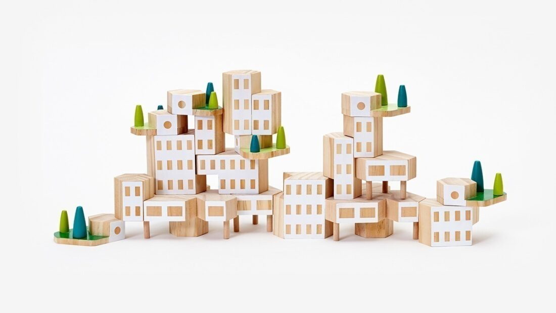 Blockitecture Garden City. Brutalist Building Blocks With Plenty of ...