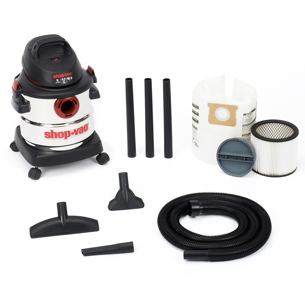 Cool Tool Deals: The Shop-Vac 5-Gallon 4.5 Peak HP Stainless Steel Wet ...