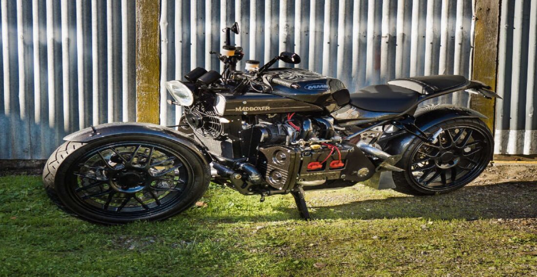 The MadBoxer is A Custom-Built Motorbike With A Subaru Car Engine ...