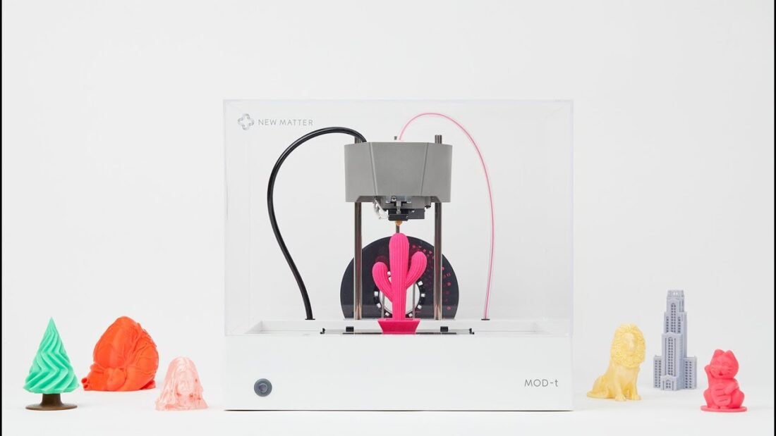The New MOD-t 3D Printer is Minimal Machine of 3D Printing Power
