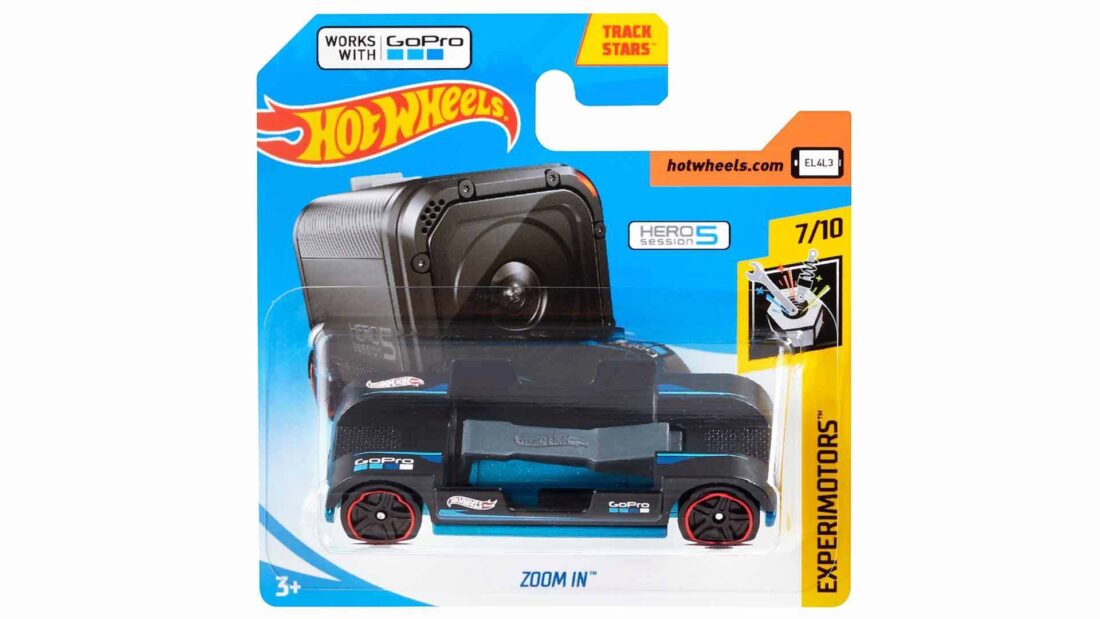 The Latest Hot Wheels Car Includes a Go Pro Action Camera Mount