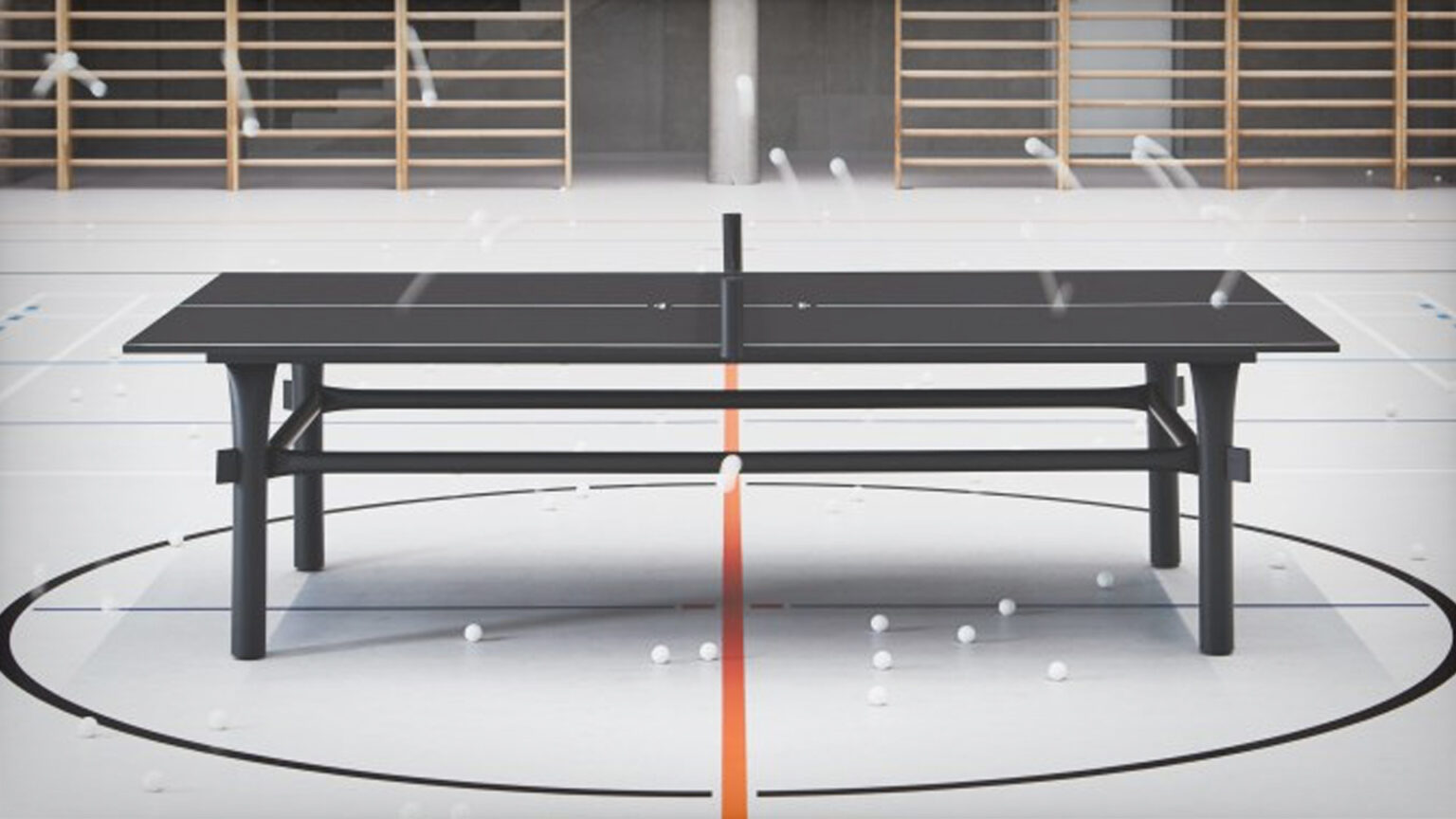 The ‘Marshmallow’ Is a Modern, Minimalist Take on the Ping Pong Table