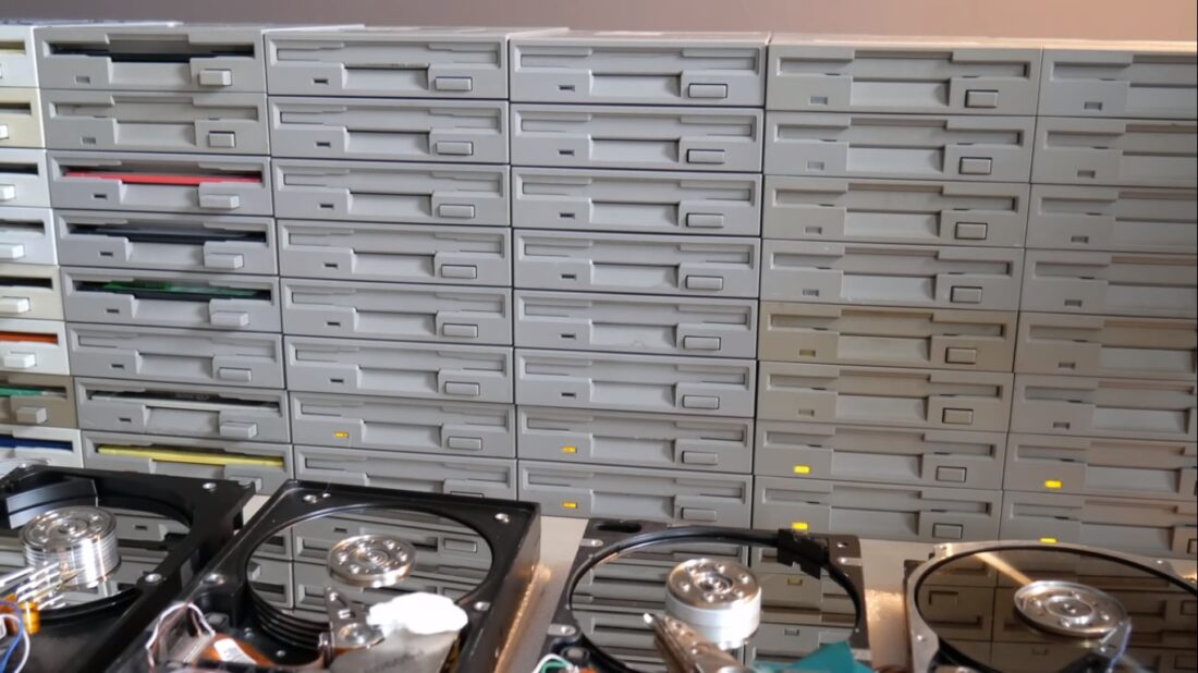 Watch Dozens of Old Floppy Drives Accurately Recreate Famous Tunes ...