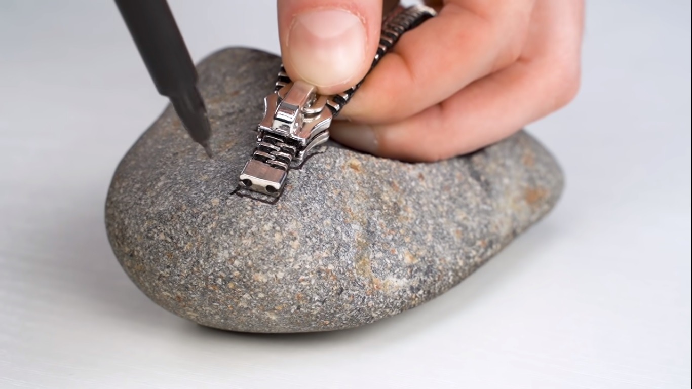 Rock + Zipper is the Most Interesting DIY Money Pouch You'll See ...