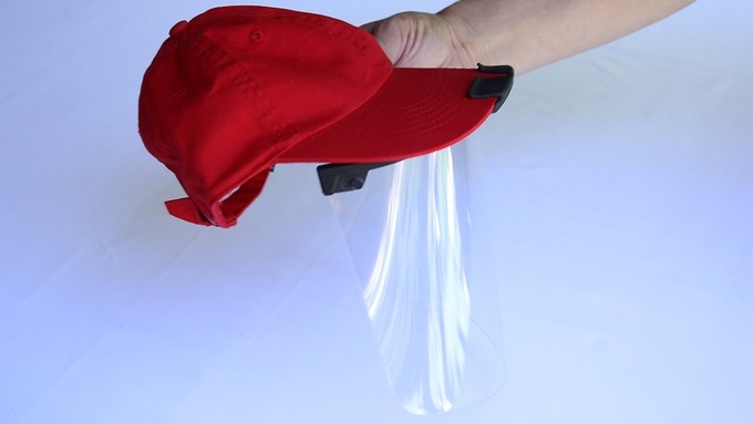 This Clip-On Face Shield Is Perfect For Ball-cap Wearers | Science and ...