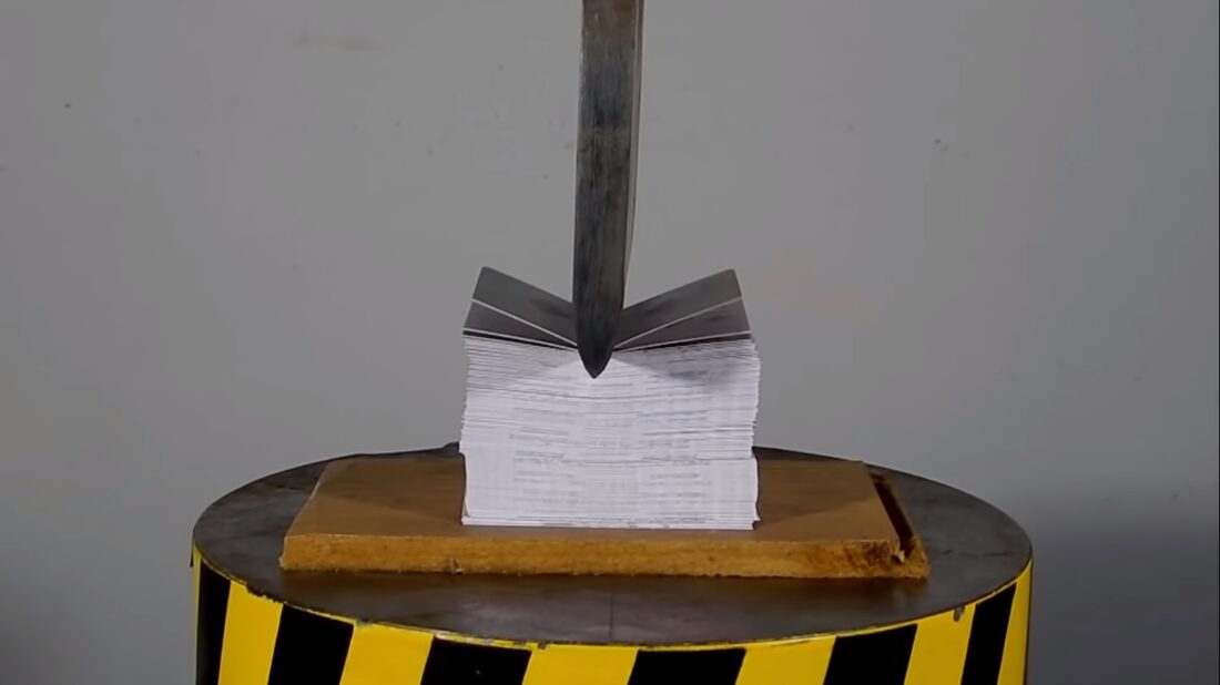 Watching A 100-Ton Hydraulic Press Crush Objects Is Oddly Satisfying ...