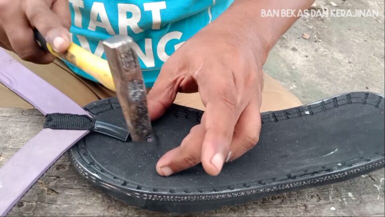 Make Handmade Rubber Sandals Out of Old Rubber Tire - SolidSmack