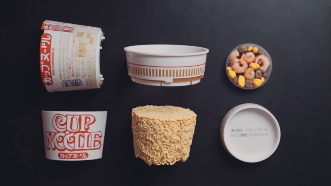 Nissin Cup Noodle Replica Gets Assembled - SolidSmack