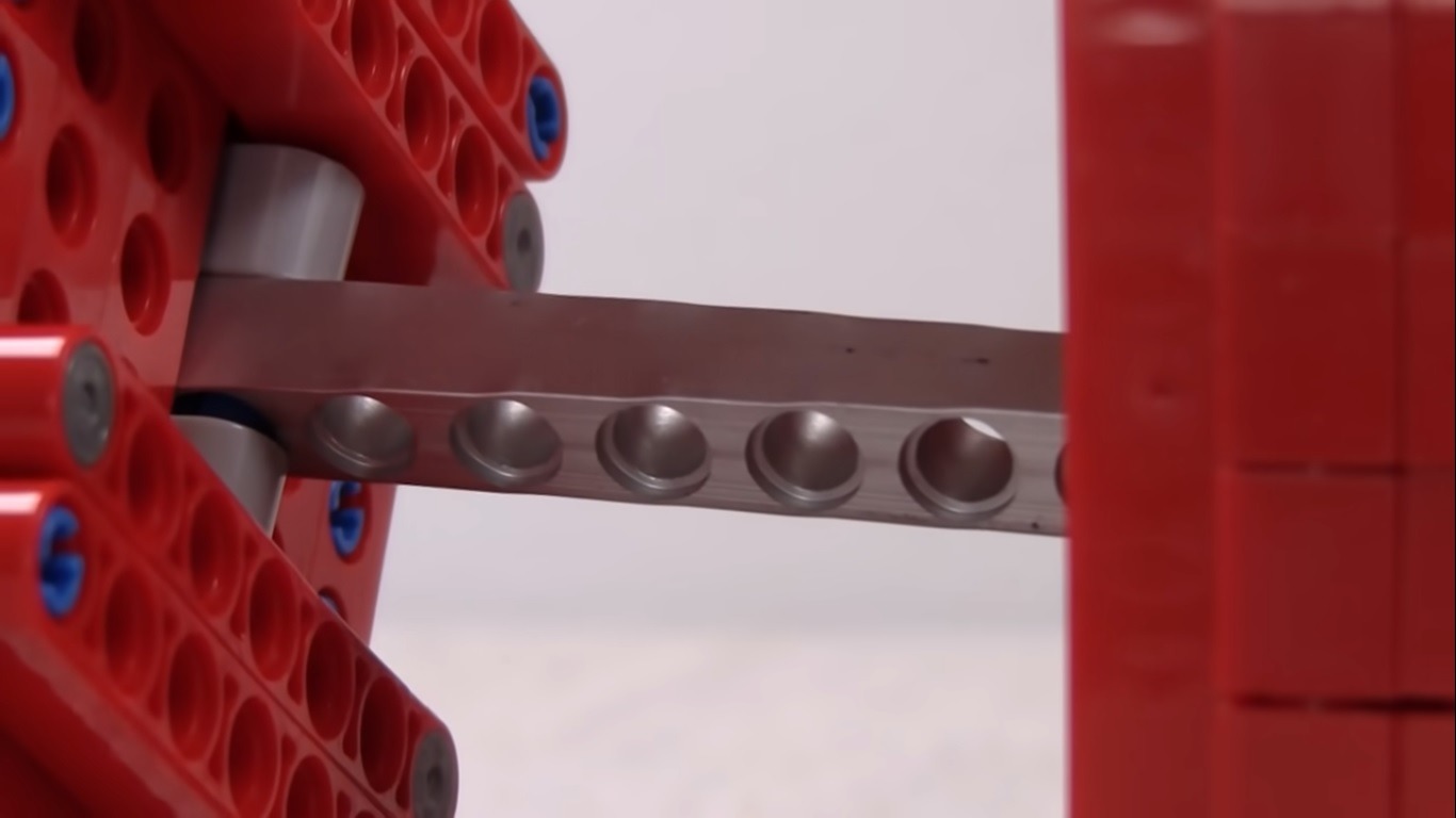 Can Plastic LEGO Pieces Snap an Aluminum Beam? - SolidSmack