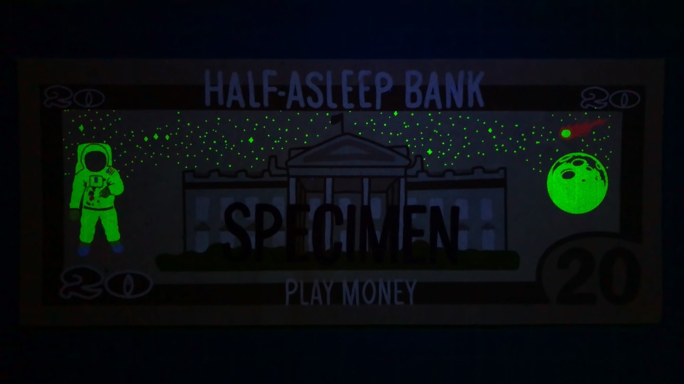 Print Your Own Invisible Ink Designs On Fake Money