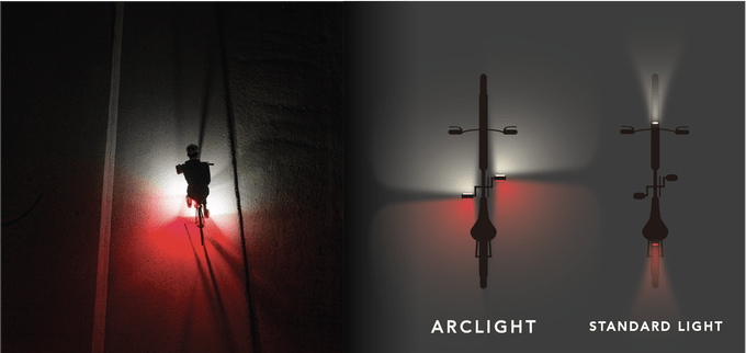 Arclight Bike Pedals Illuminate Your Bike Rides for Easy Visibility