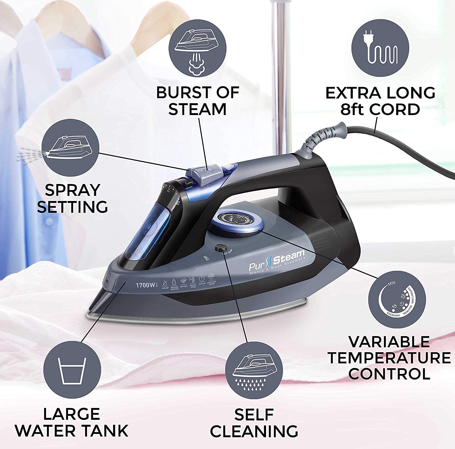 5 Best Steam Irons for All Kinds of Fabrics