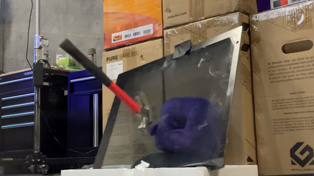 Just How Much Damage Can a Tempered Glass Panel Take? | Science and ...