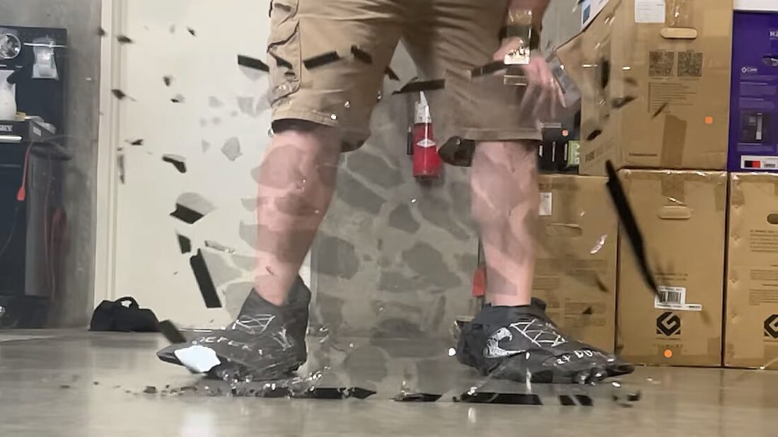 Just How Much Damage Can a Tempered Glass Panel Take?